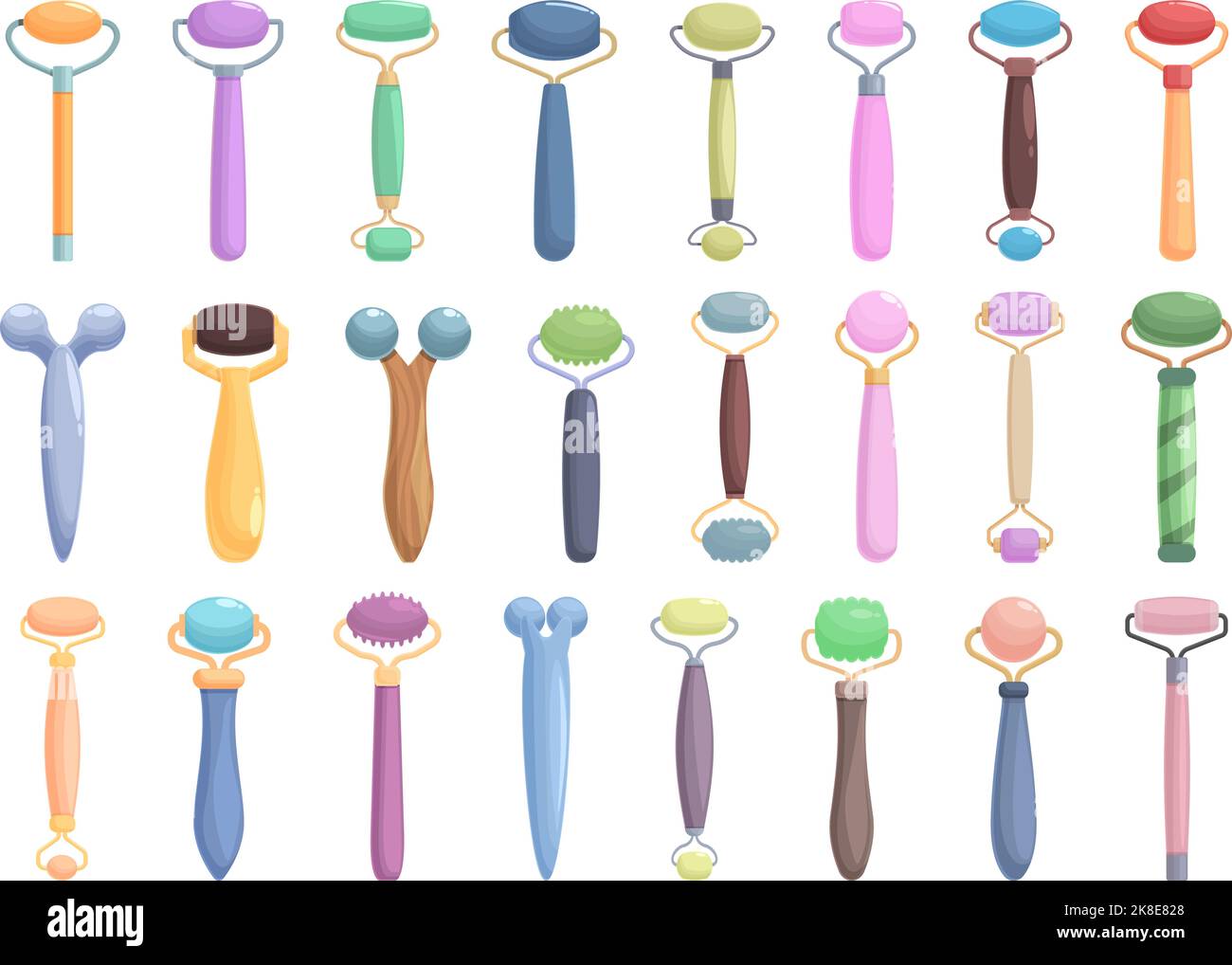 Amethyst facial roller Cut Out Stock Images & Pictures - Alamy