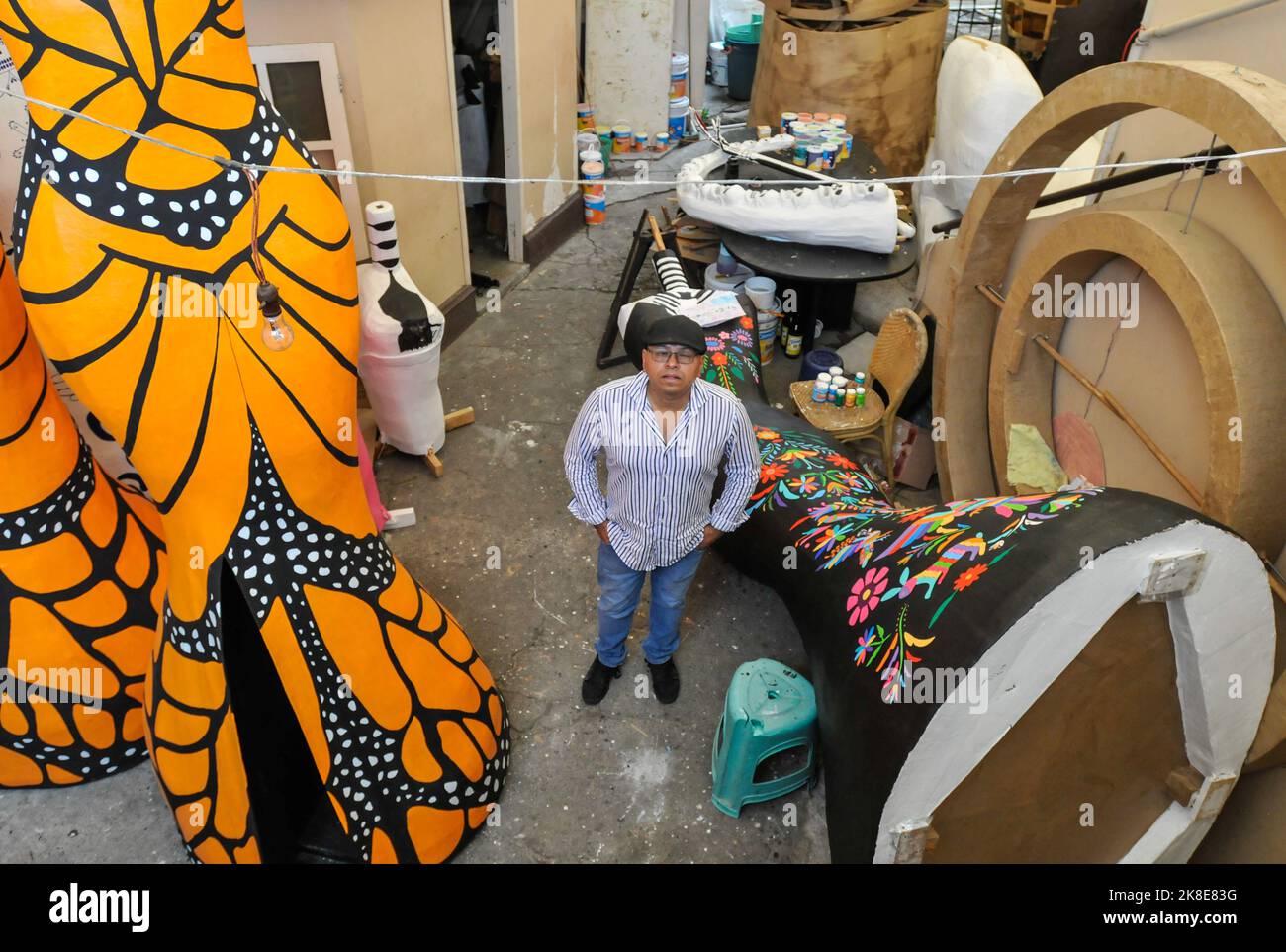 Non Exclusive: October 19, 2022, Mexico City, Mexico: Artisans from ...