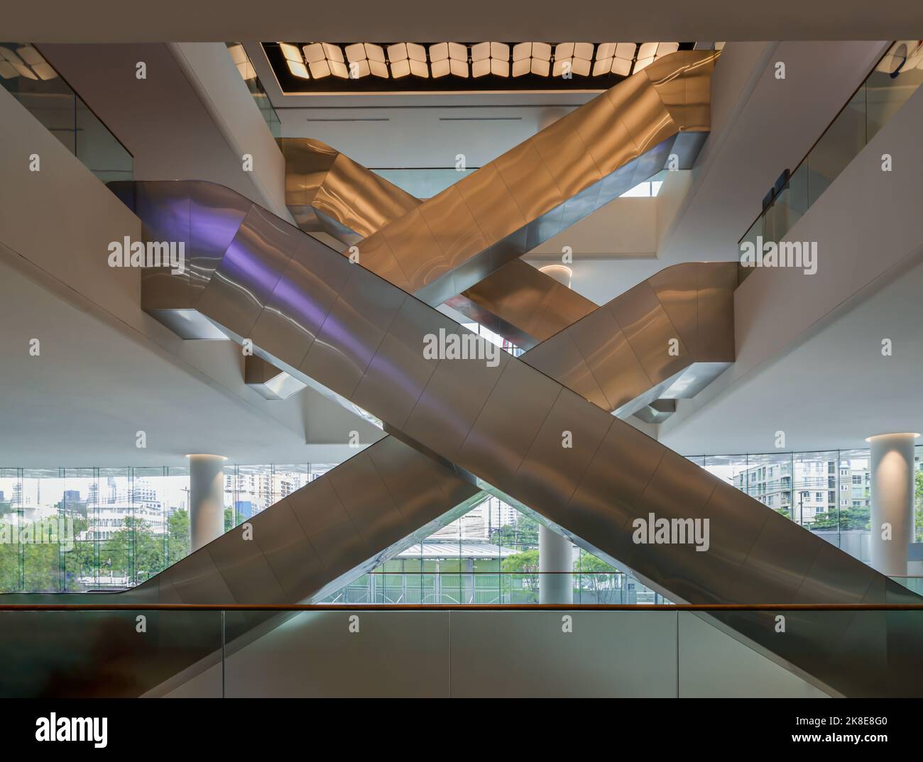 Bangkok, Thailand - Sep 30, 2022 : Interior side view of complexity ...