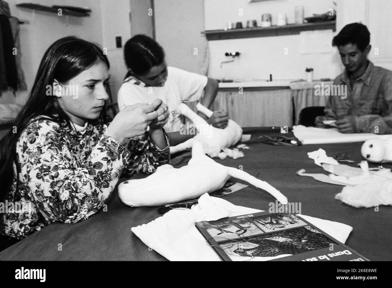 Daily life at Steiner alternative school, Pierre-Benite, Rhone, France ...