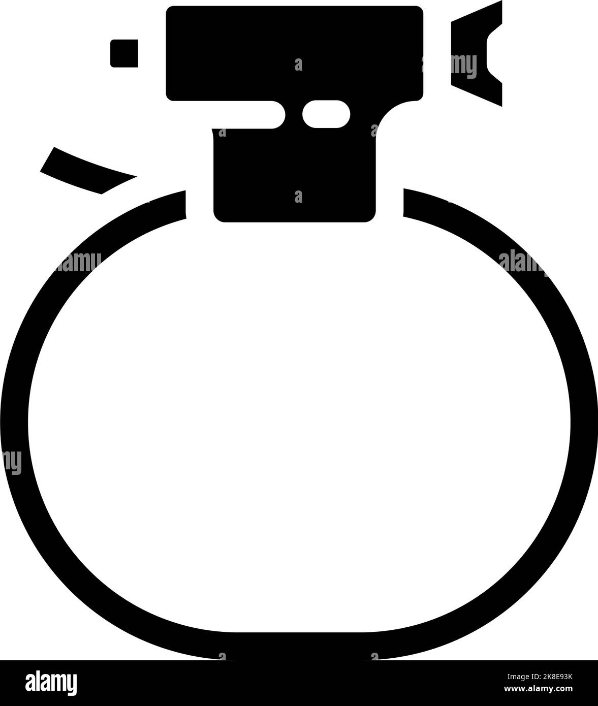 Hose clamp Stock Vector Images - Alamy