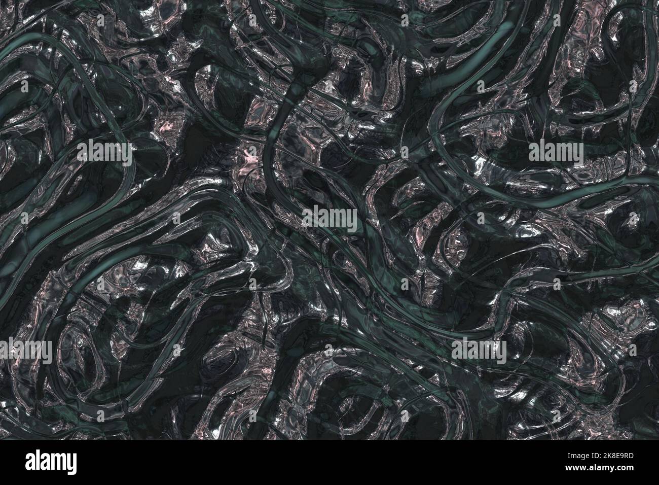 modern liquid shiny fine steel pulsation computer graphic background ...