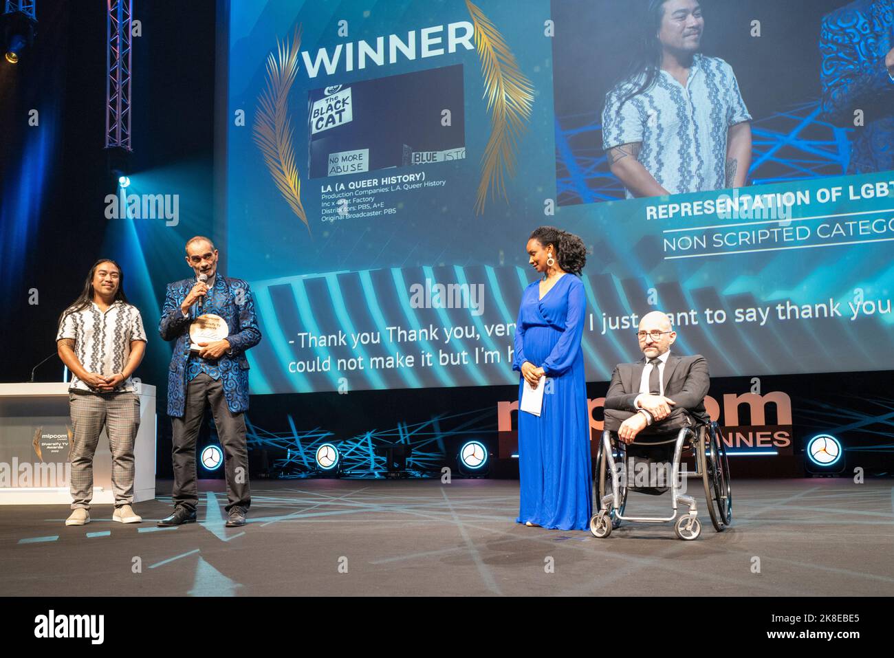 Cannes, France, October 19 2022, "L.A. (A Queer History)," Diversify TV ...