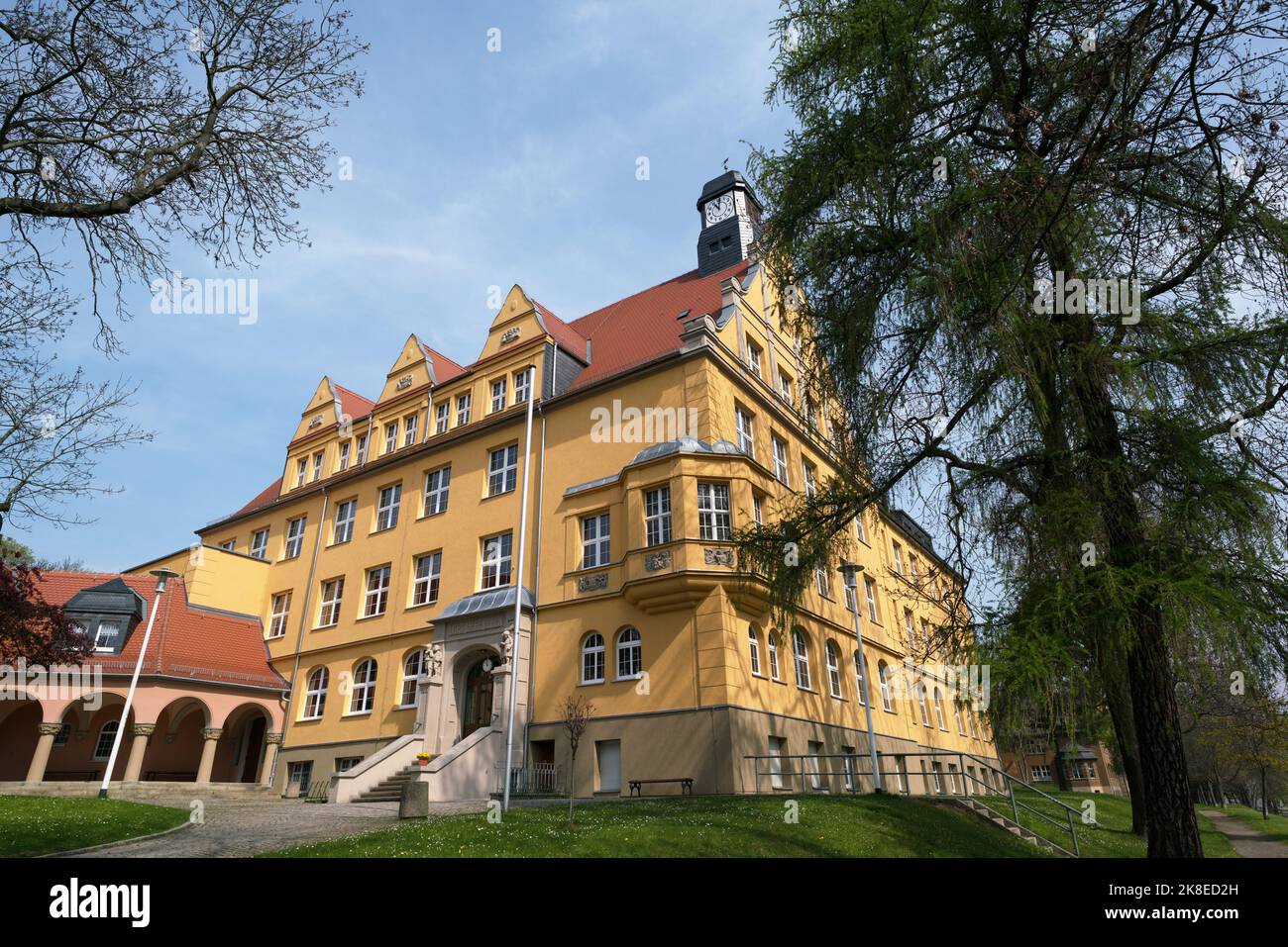Weida Germany 13 May 2018: State regular school Max Greil Stock Photo ...