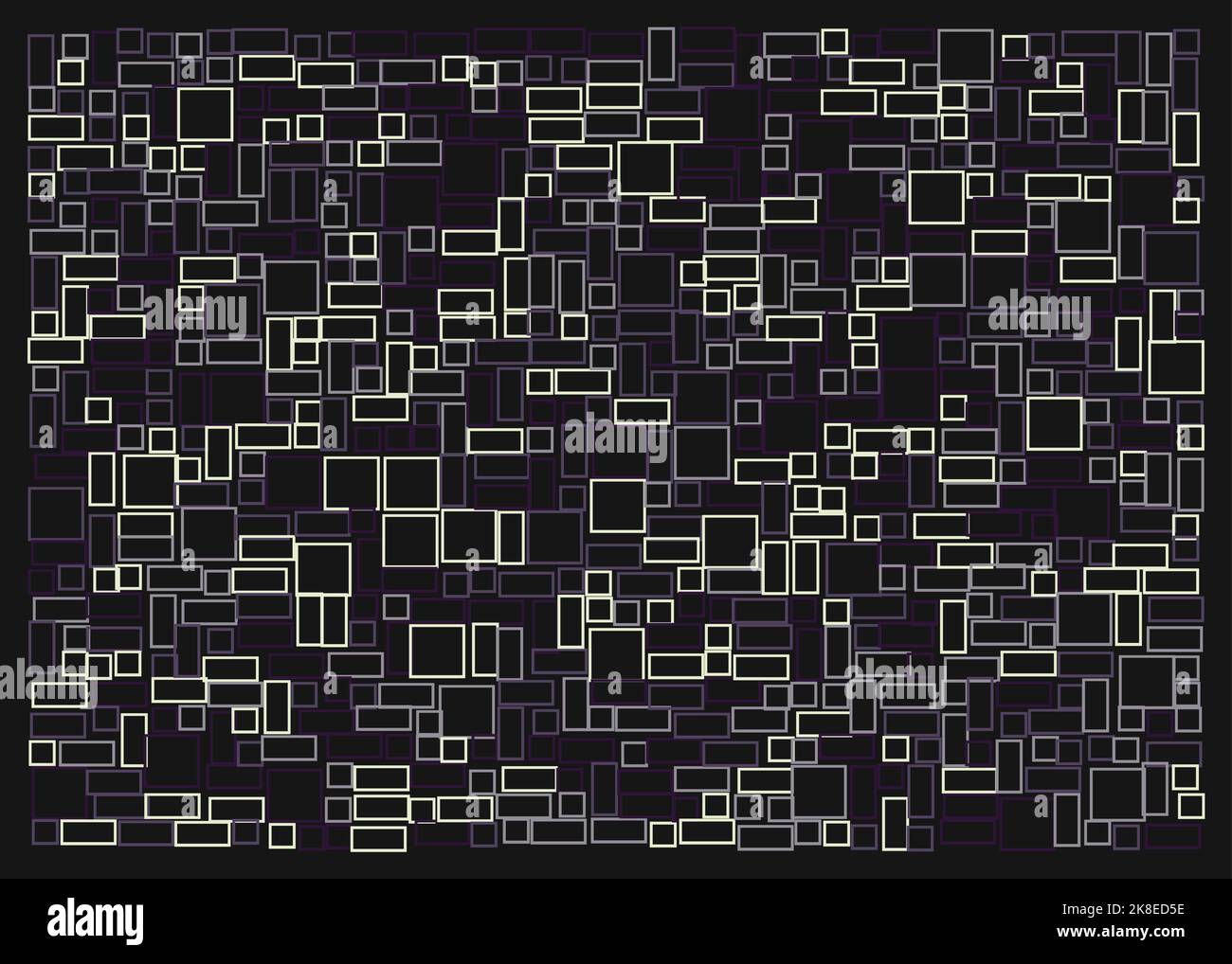 Abstract Offset Quads generative art background art illustration Stock ...