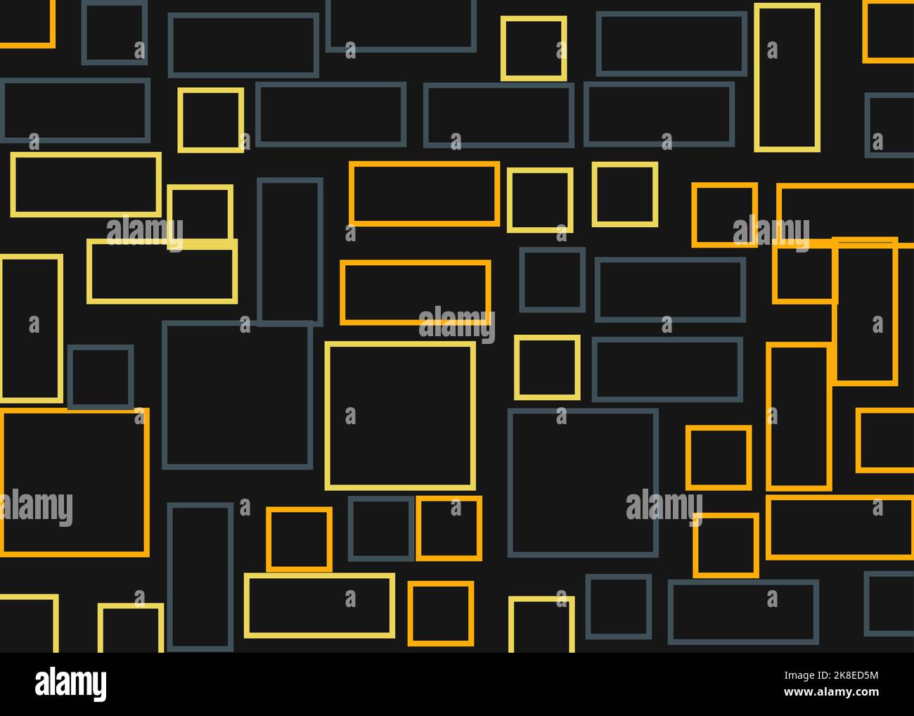 Abstract Offset Quads generative art background art illustration Stock ...