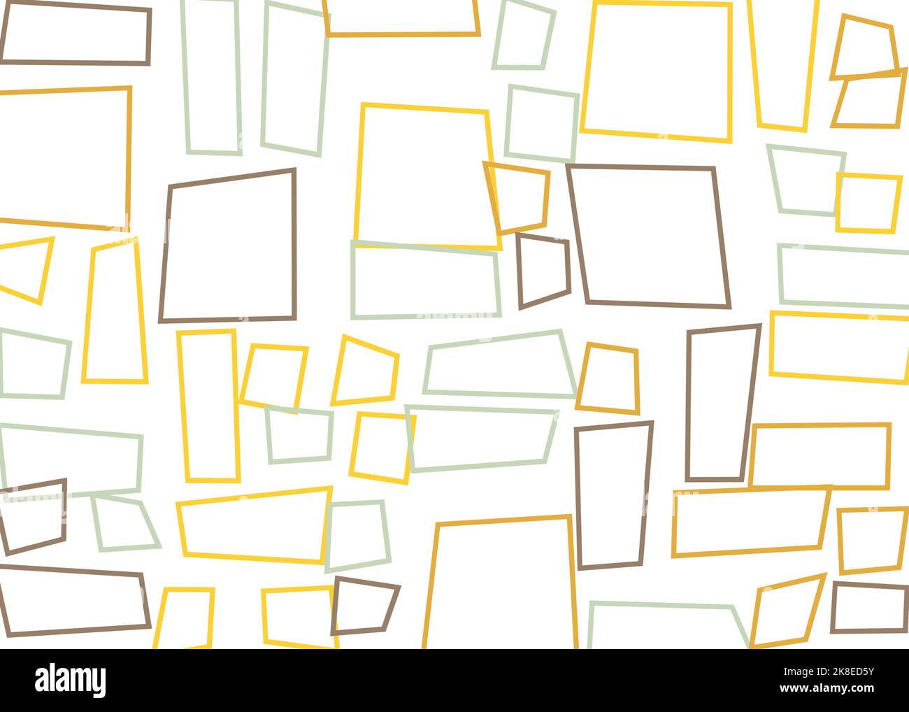 Abstract Offset Quads generative art background art illustration Stock ...