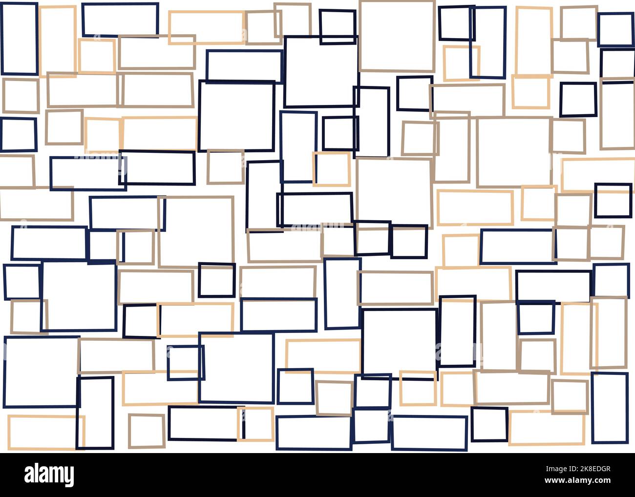 Abstract Offset Quads generative art background art illustration Stock ...