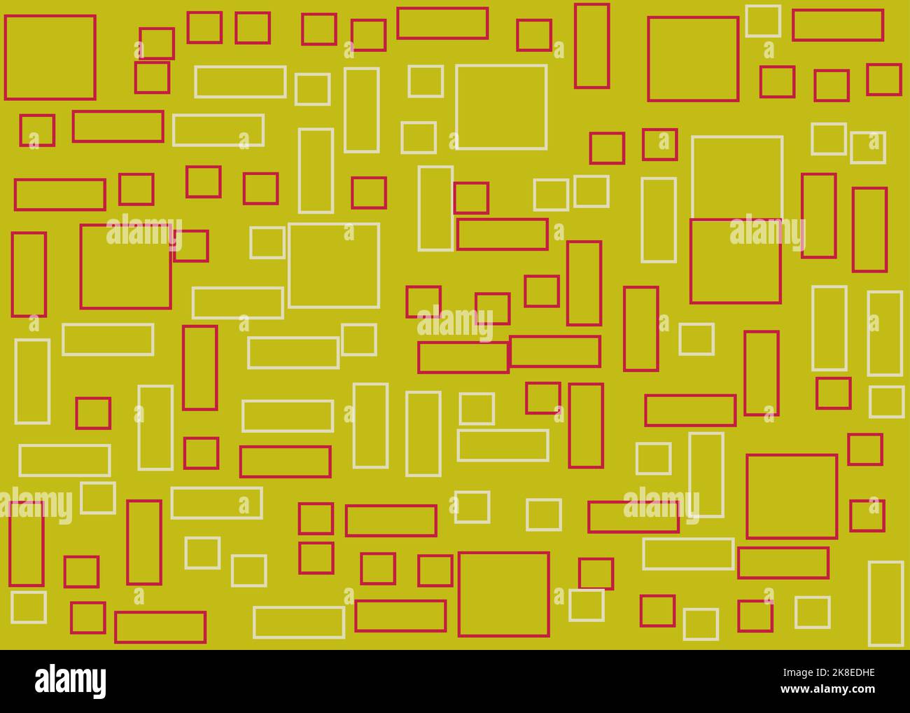 Abstract Offset Quads generative art background art illustration Stock ...