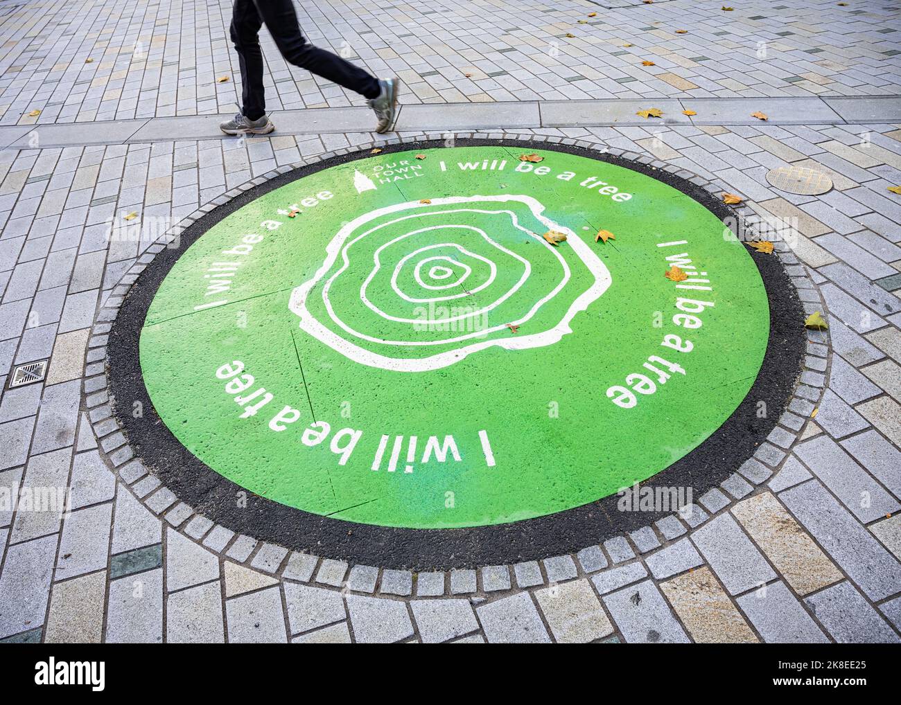 Redevelopment of Albert Square, Manchester Stock Photo - Alamy