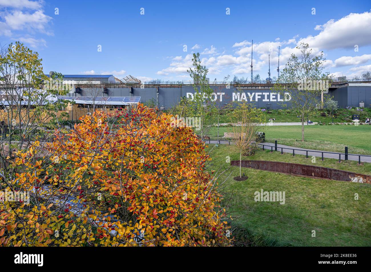Mayfield Park, Piccadilly, Manchester Stock Photo - Alamy