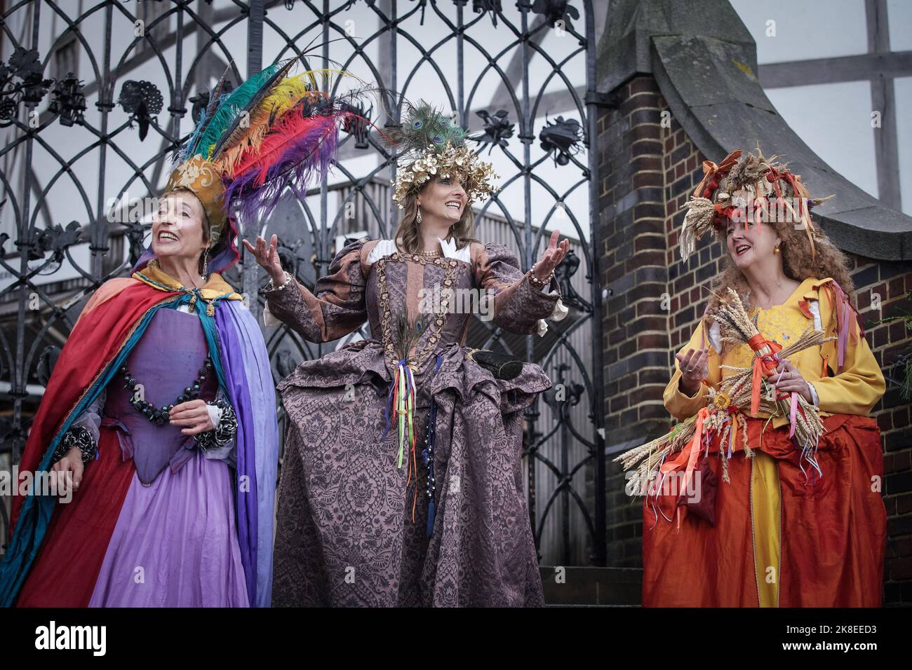London, UK. 23rd Oct 2022. October Plenty traditional Autumn procession ...