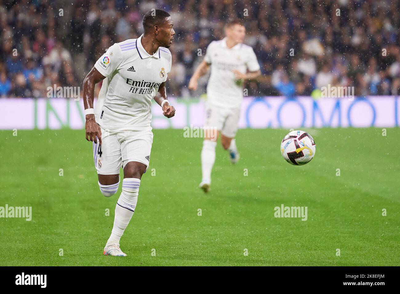 Madrid, Spain. 22nd, October 2022. David Alaba (4) of Real Madrid seen ...