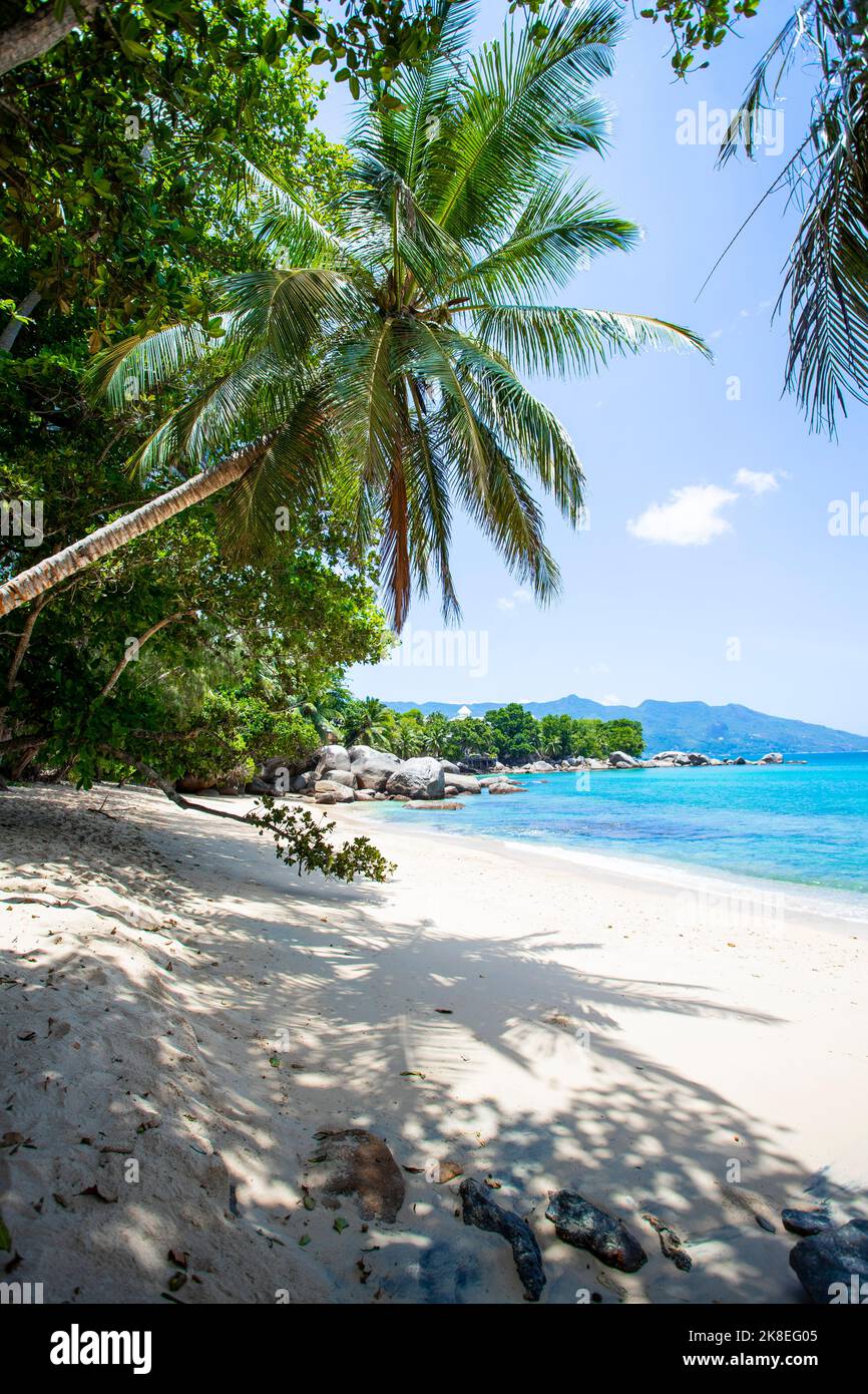 A deserted Anse Glacis, Mahe, Seychelles Stock Photo - Alamy
