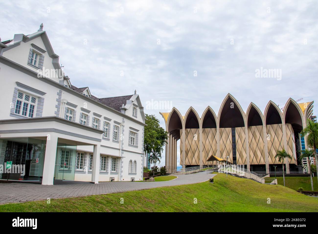 Kuching Malaysia 3rd Sep 2022: the exterior view of Sarawak State ...