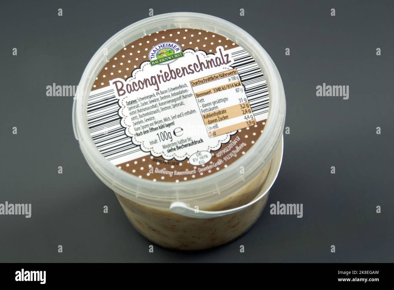 Bacon griebenschmalz hi-res stock photography and images - Alamy