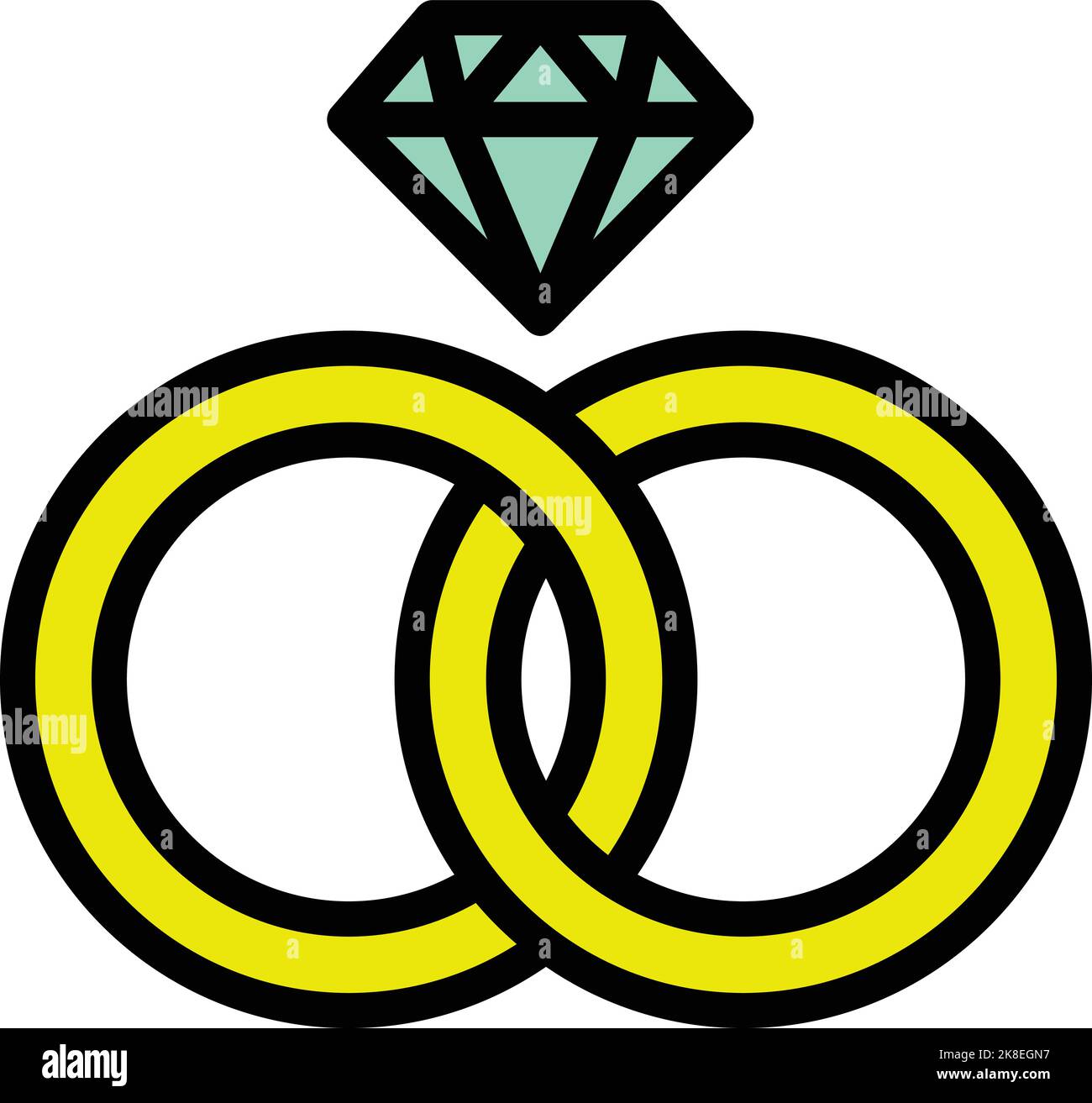 Gold carat rings Stock Vector Images - Alamy