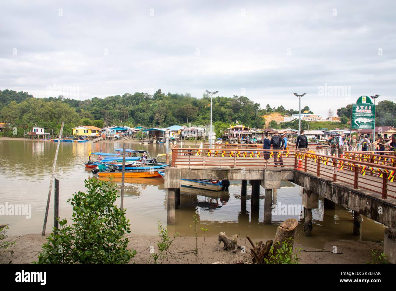 Kuching Malaysia Sep 5th 2022: the boat jetty to Bako National Park ...
