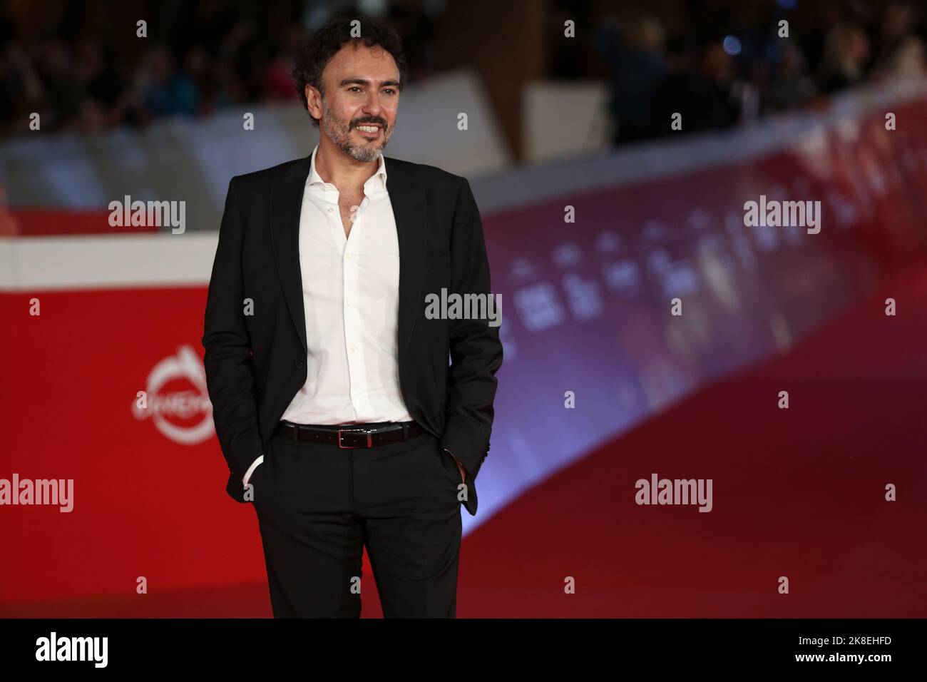 Alessandro Aronadio attends the red carpet of the movie "Era ora" at ...