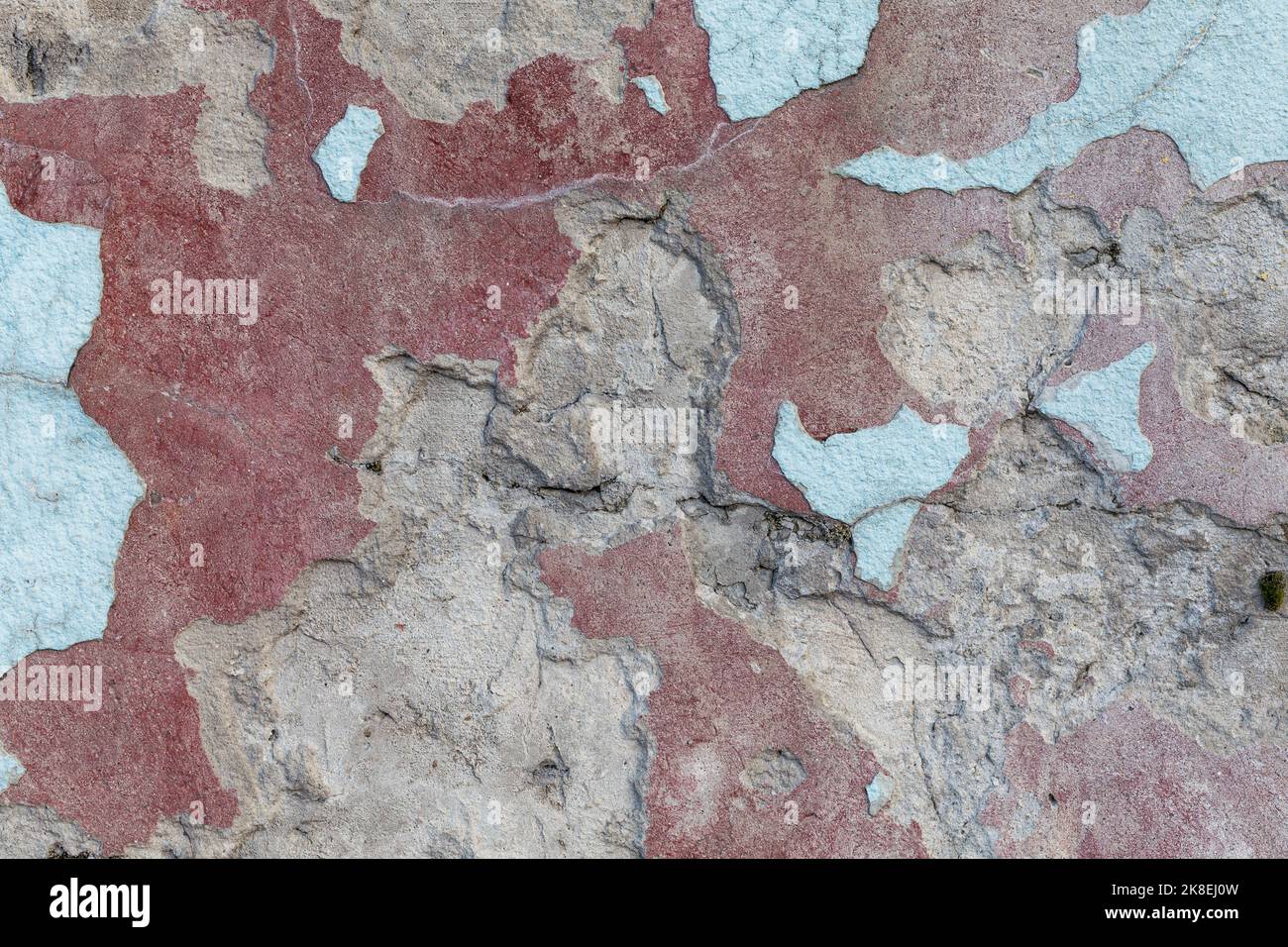 The old damaged wall covered with plaster crashed Stock Photo - Alamy