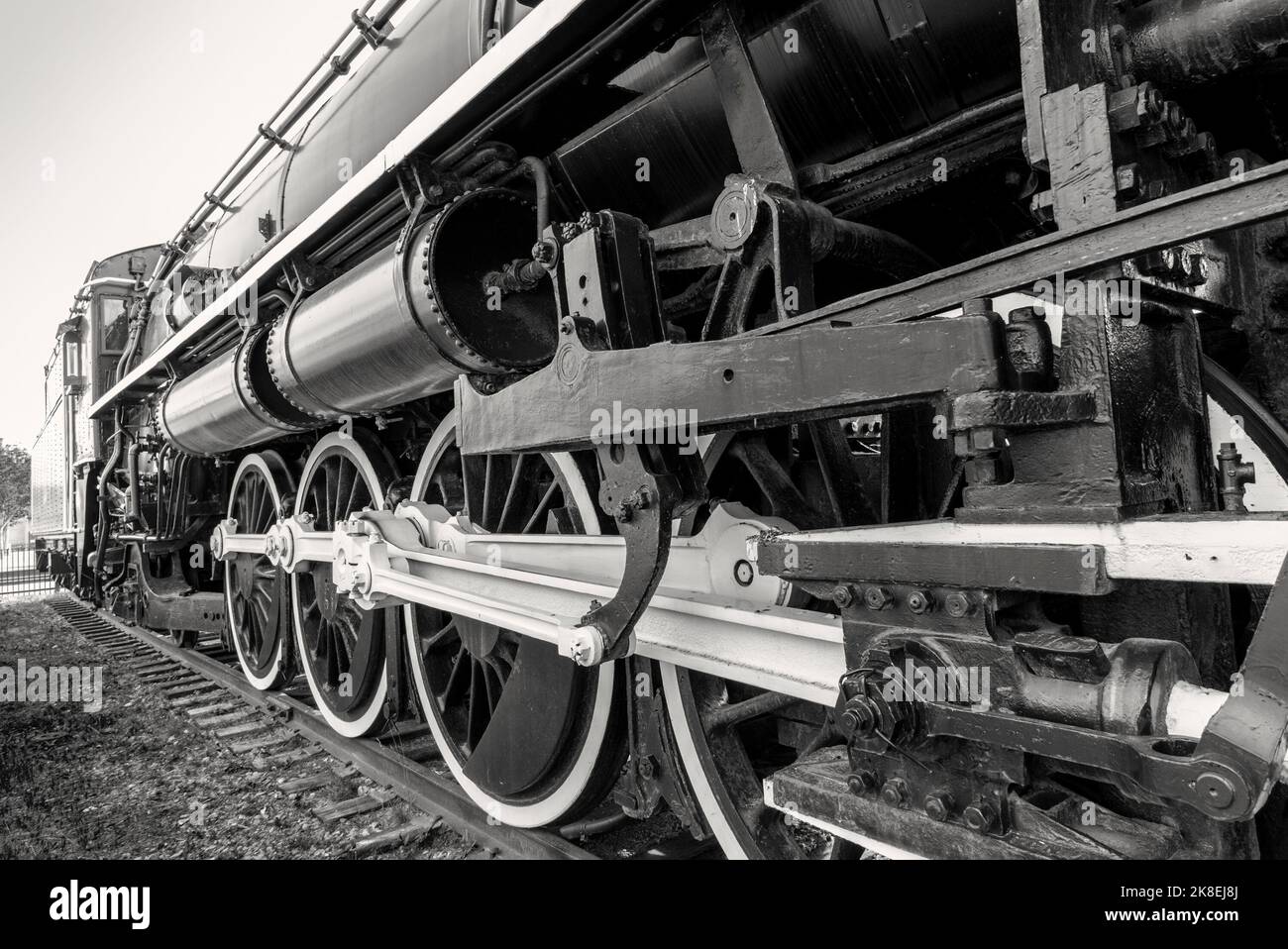 A steam locomotive at the Jasper train station in Canada Stock Photo ...