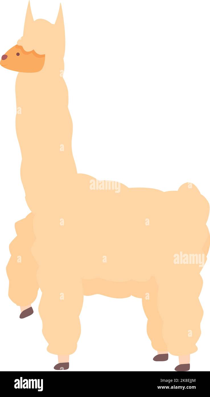 Peru lama icon cartoon vector. Funny cute. Cool baby Stock Vector Image ...