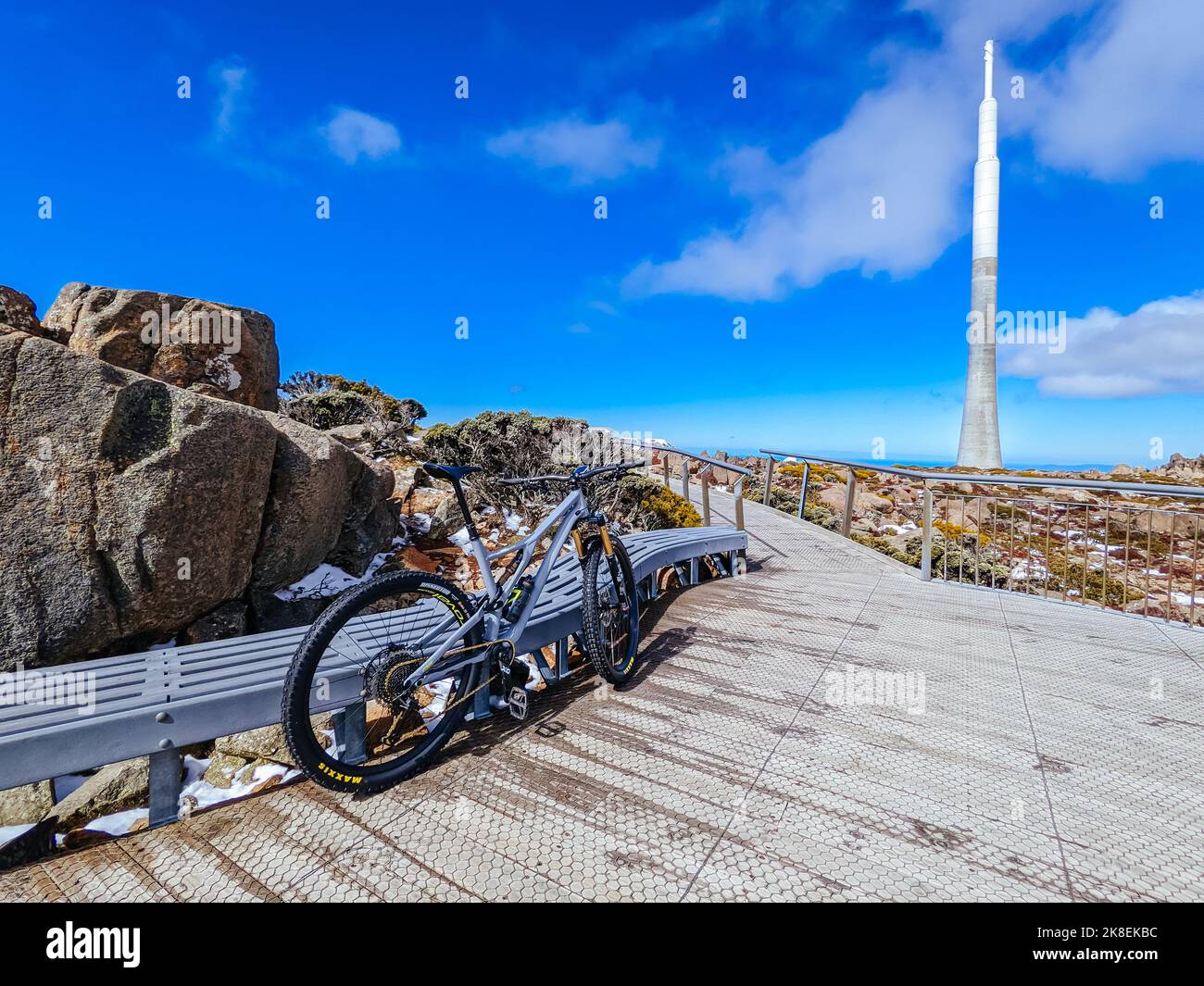 Mt Wellington Bike Network in Hobart Tasmania Australia Stock Photo - Alamy