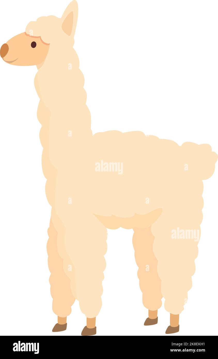 Lama icon cartoon vector. Cute alpaca. Cute peru Stock Vector Image ...