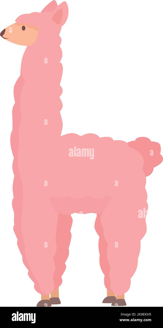 Alpaca lama icon cartoon vector. Cute peru. Cool animal Stock Vector ...