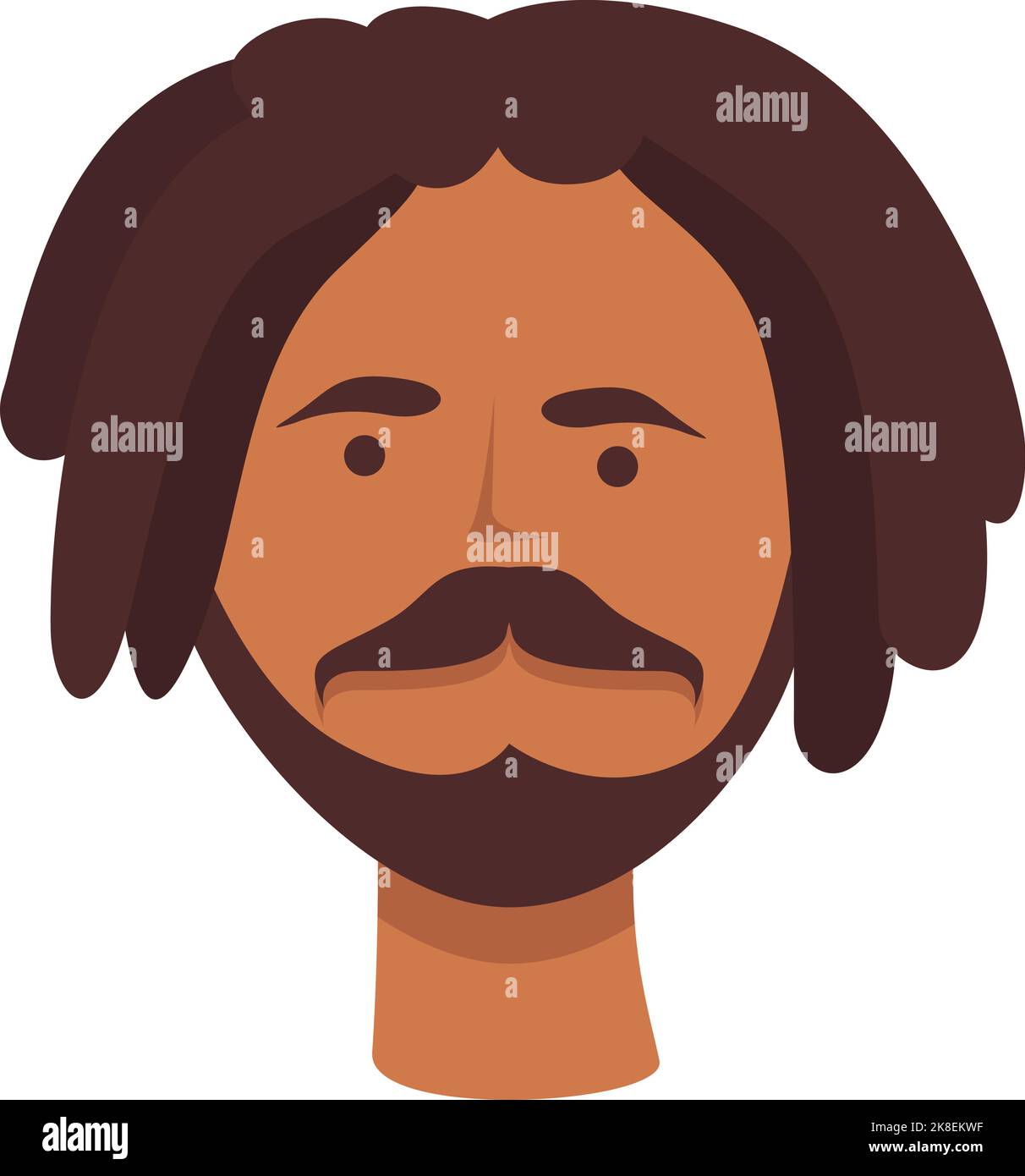 Young black man dreadlocks Stock Vector Images - Alamy