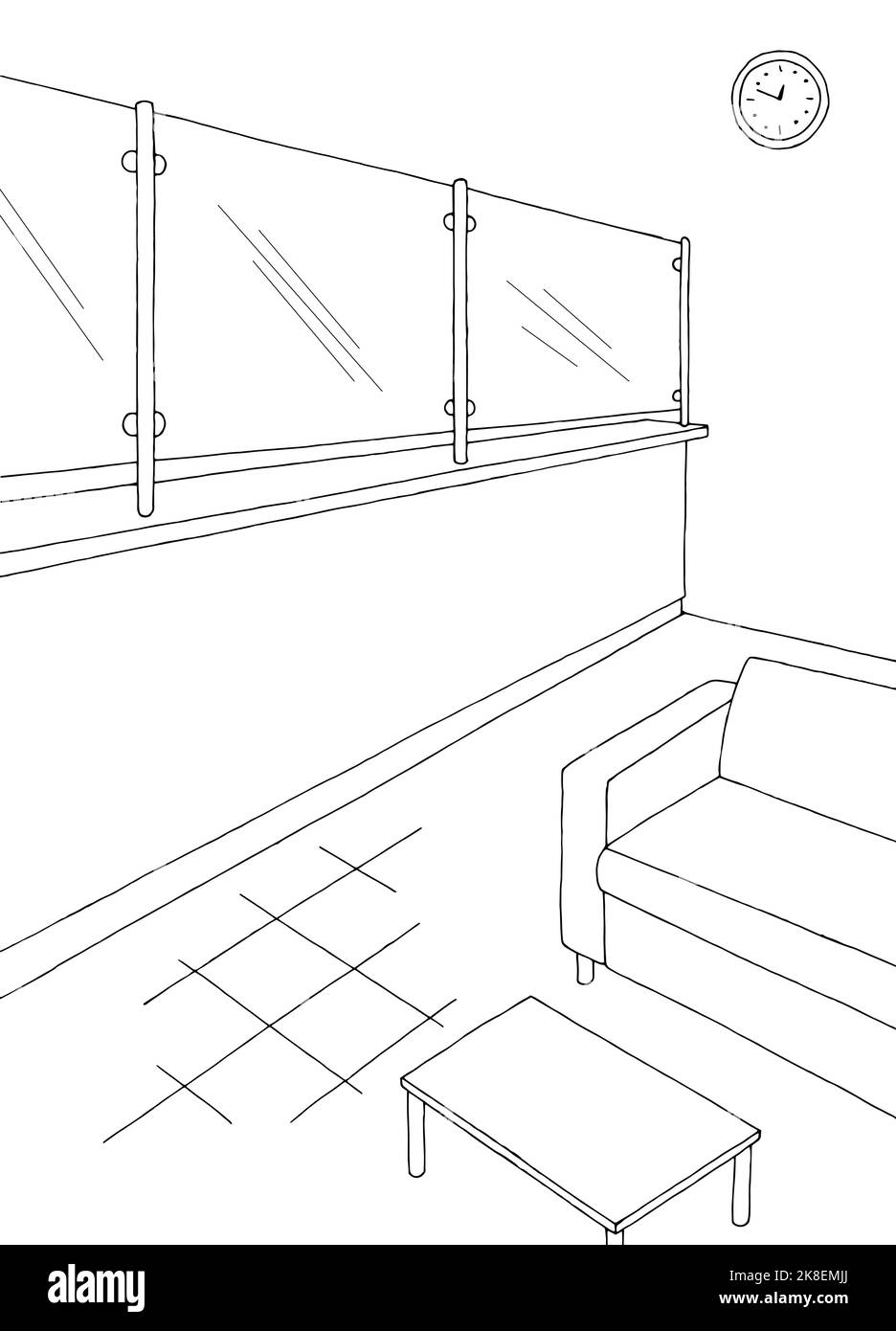 Bank Counter Detail Drawing