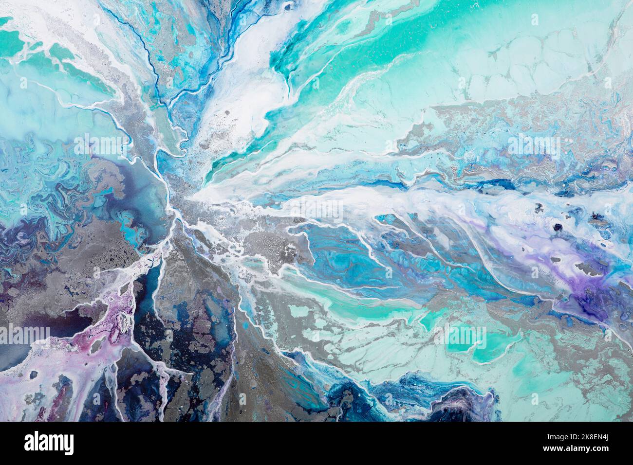 Abstract painting background in a exquisite light blue color. Abstract ...