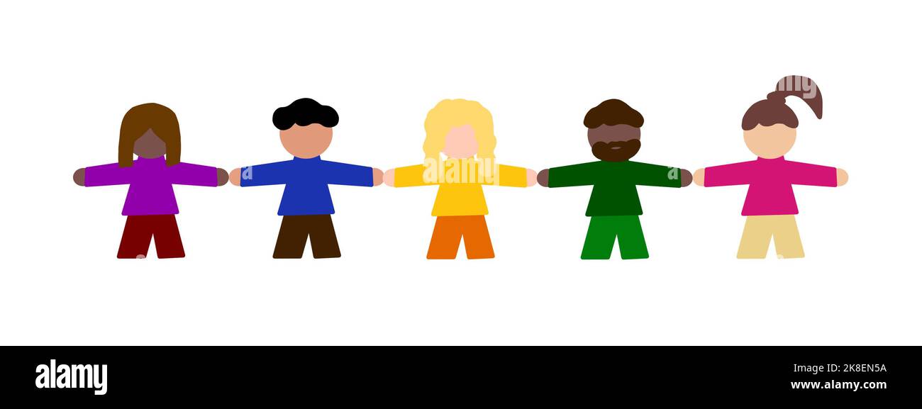 Diversity, Team spirit, unique people Stock Photo - Alamy