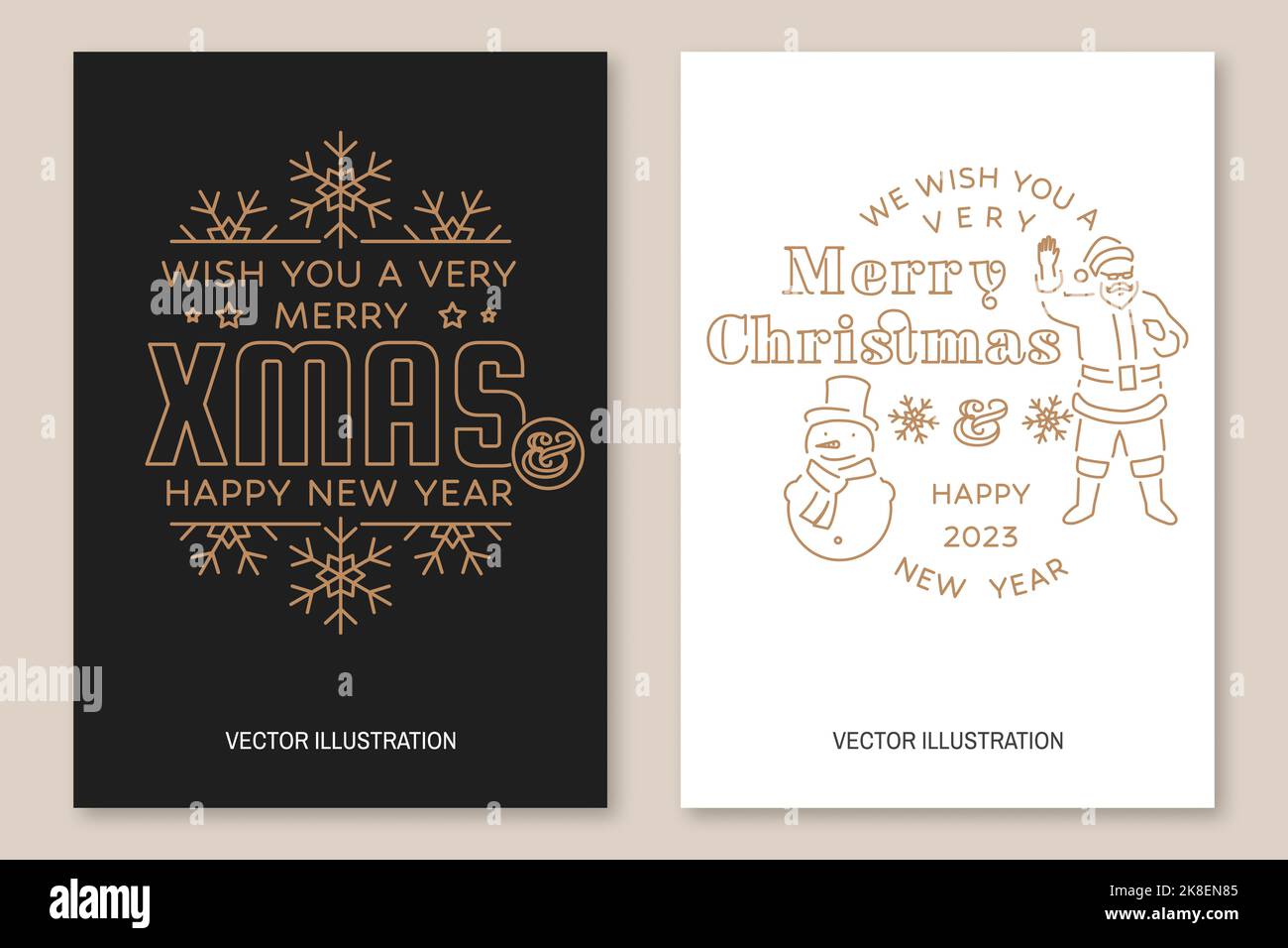 We wish you a very Merry Christmas and Happy New Year flyer, brochure ...