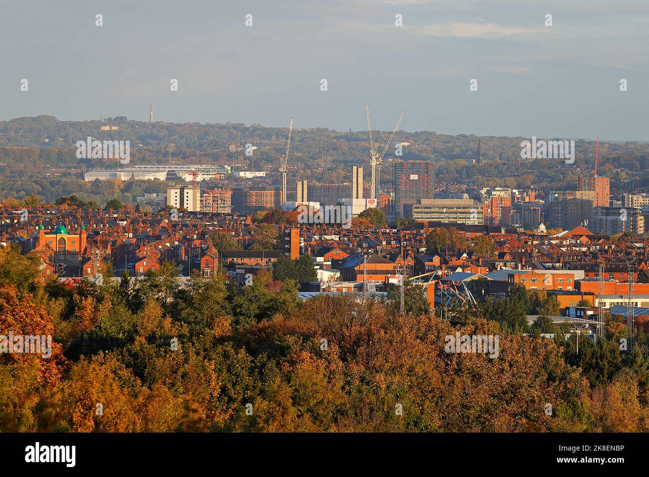 A view of Leeds and Springwell Gardens, Latitude Purple & Monk Bridge ...