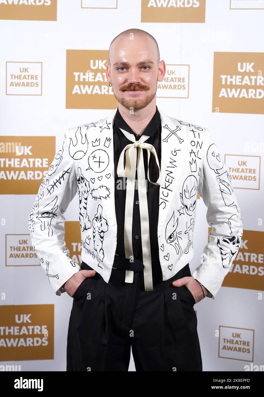 Tom Jackson- Greaves attending the UK Theatre Awards at the Guildhall ...