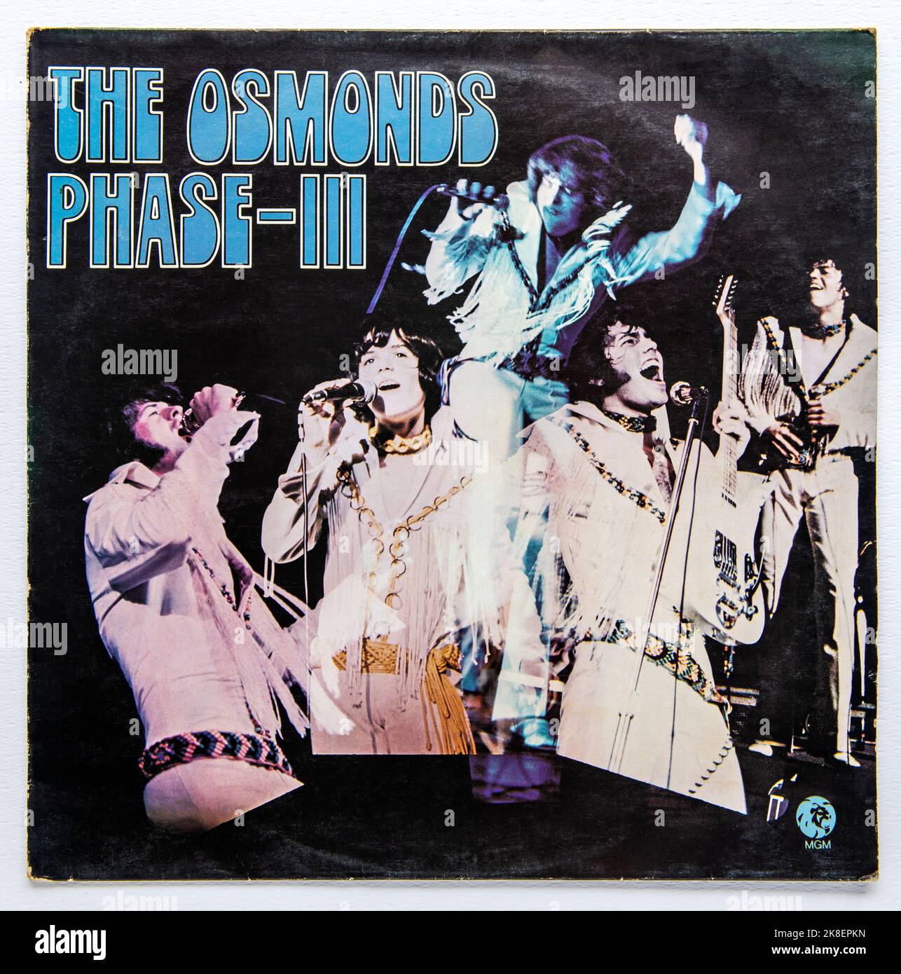 LP cover of Phase III, the third studio album by The Osmonds, which was ...