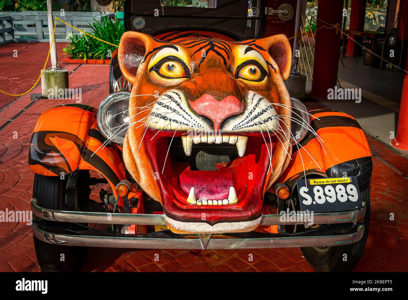 Tiger Car, 1925 Buick Californian Hardtop, at Hwa Par Villa was a ...