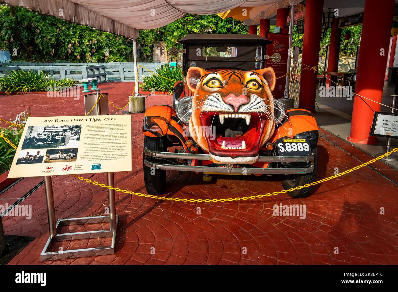 Tiger Car, 1925 Buick Californian Hardtop, at Hwa Par Villa was a ...