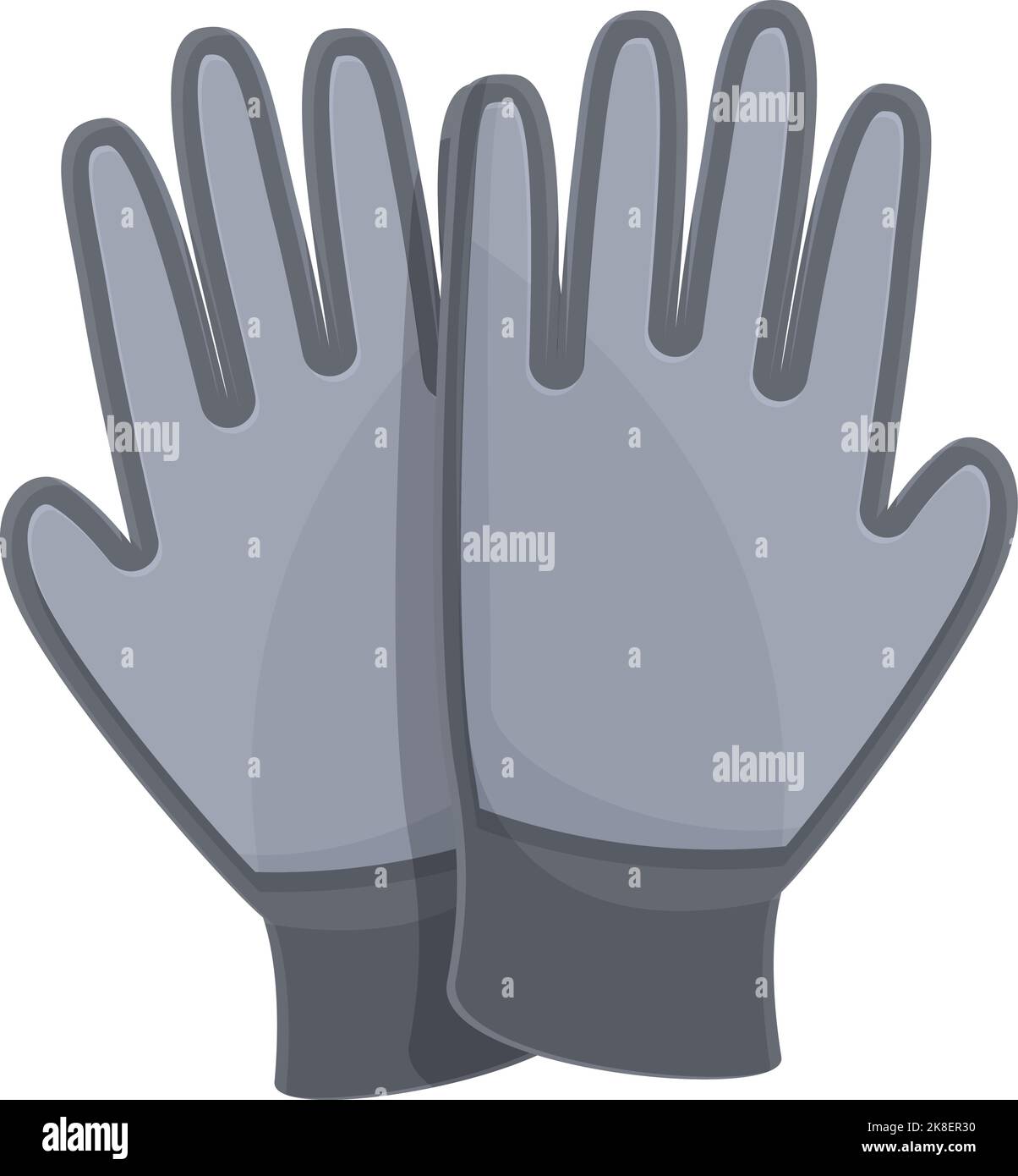 Red knit gloves hanging hi-res stock photography and images - Alamy