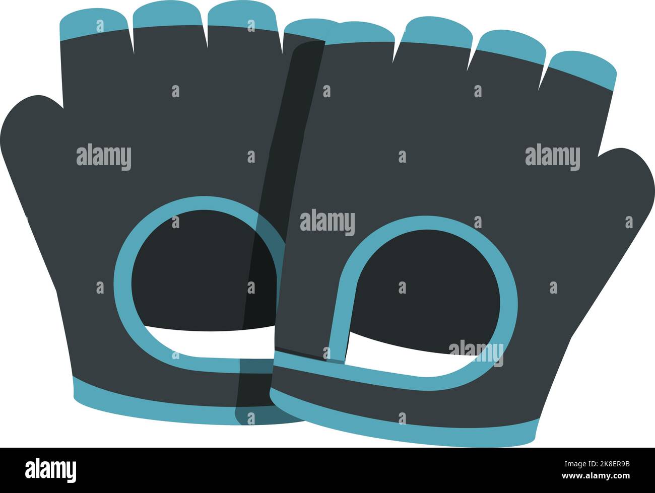 Small sport gloves icon cartoon vector. Hand protection. Pair safety ...