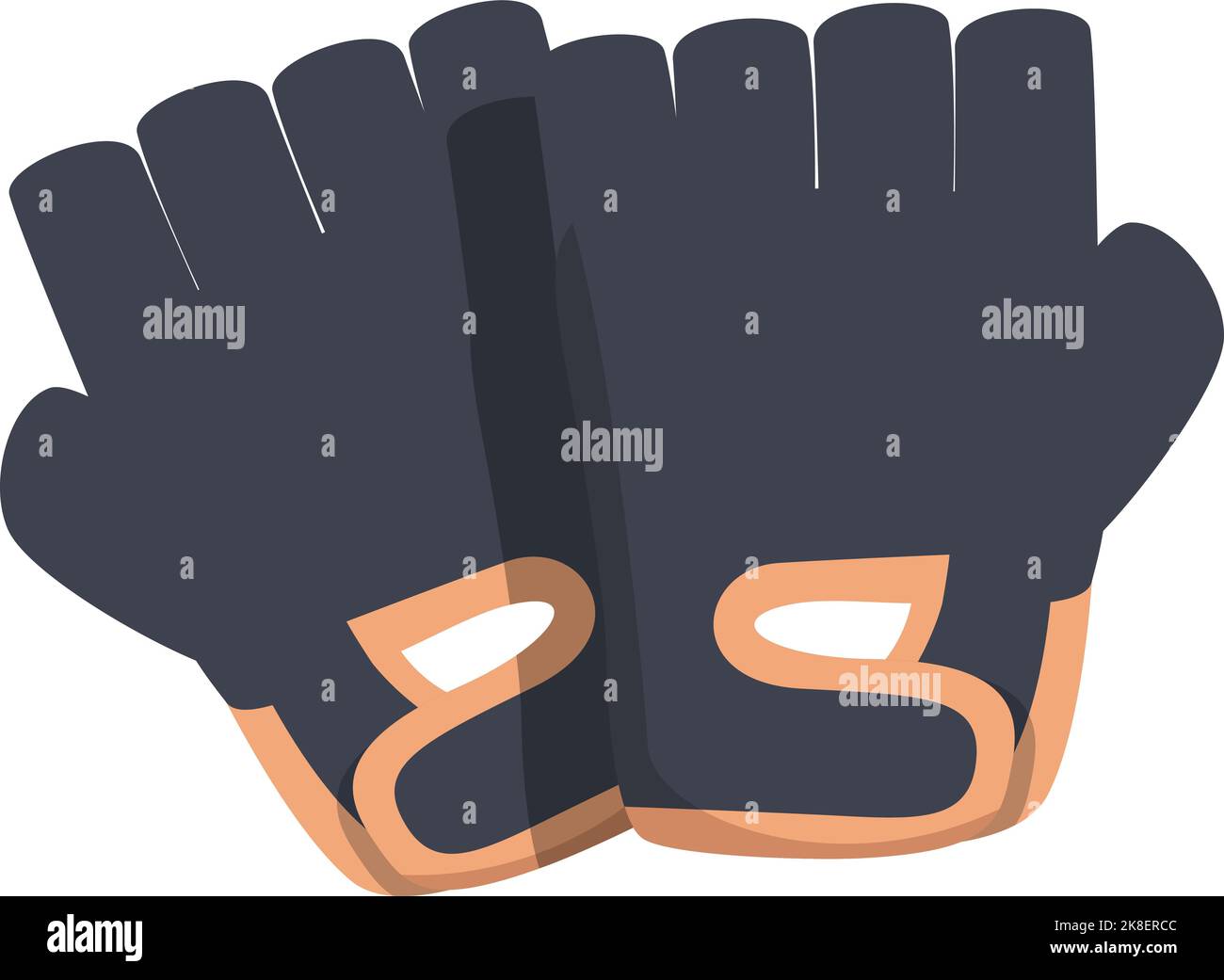 Hand gloves icon cartoon vector. Keeper protection. Safety pair Stock ...