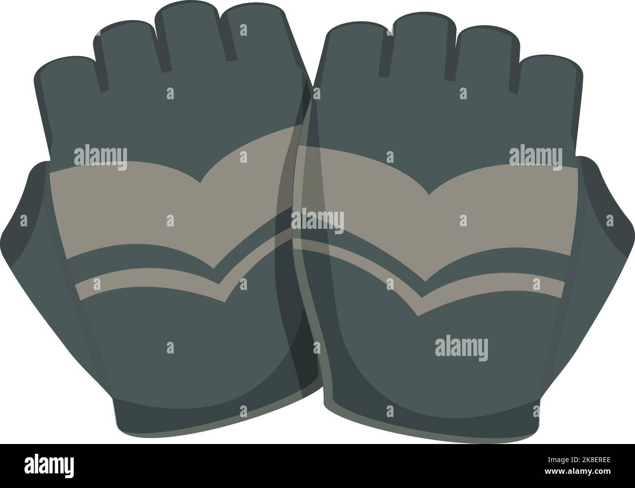 Work sport gloves icon cartoon vector. Protection pair. Safety fun ...