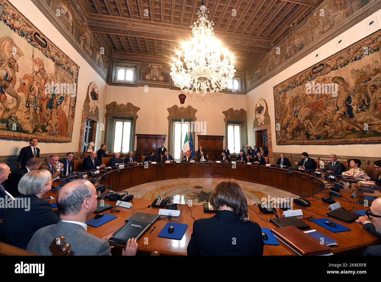 Rome, Italy. 23rd Oct, 2022. Rome, Campanella Ceremony and first ...