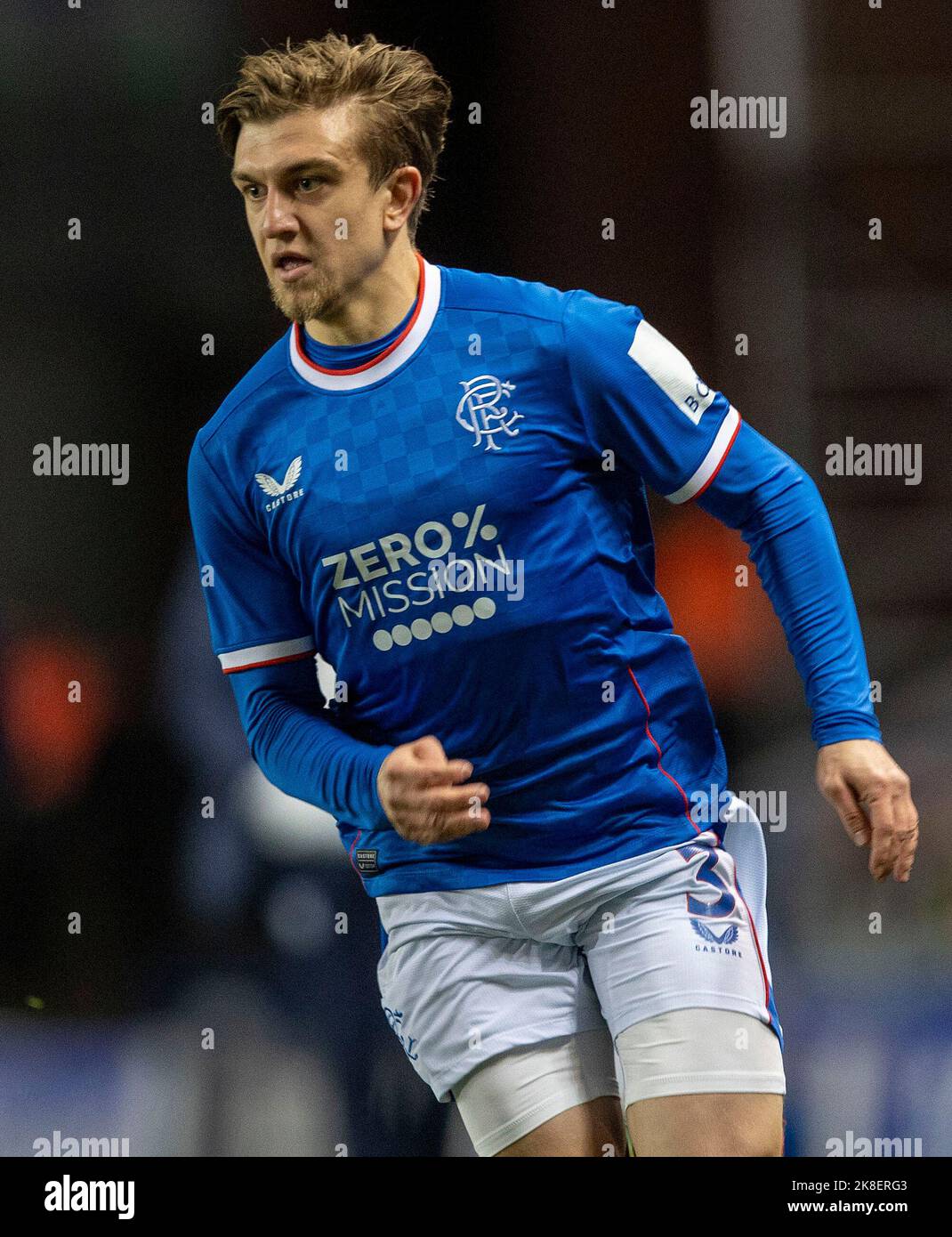 Rangers' Ridvan Yilmaz during the Premier Sports Cup quarter final ...