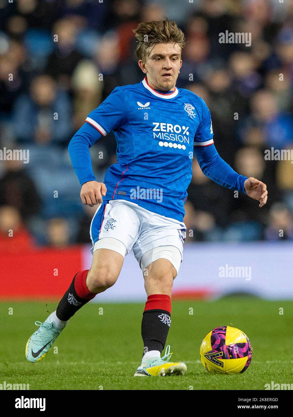 Rangers' Ridvan Yilmaz during the Premier Sports Cup quarter final ...