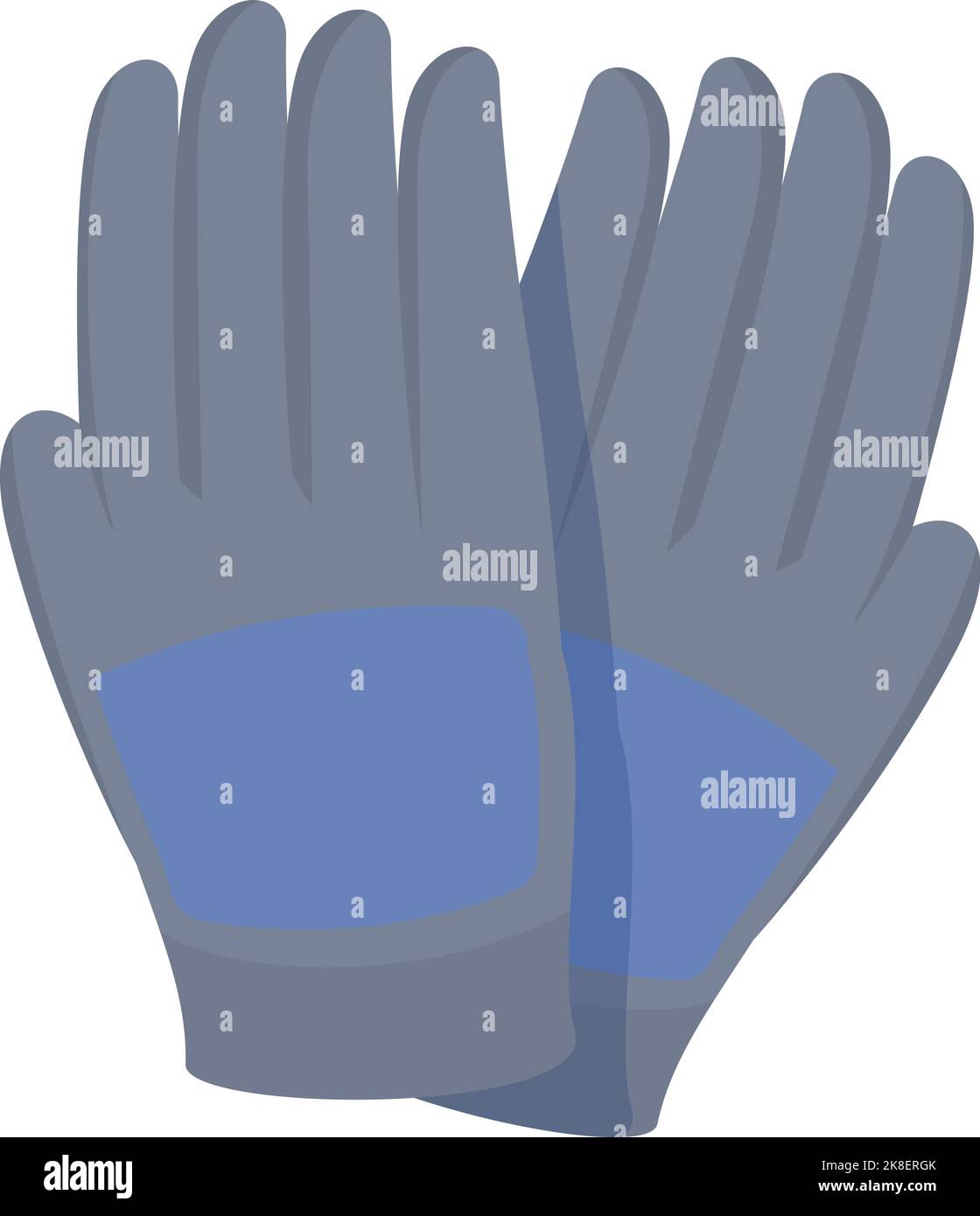 Garden gloves icon cartoon vector. Safety pair. Protection equipment ...