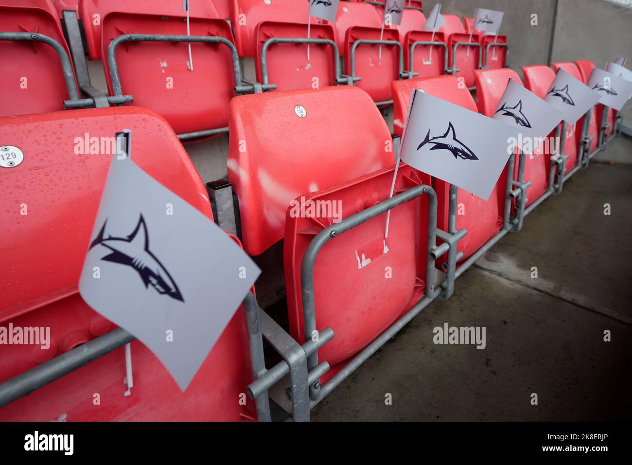 General view of The AJ Bell Stadium before the Gallagher Premiership ...