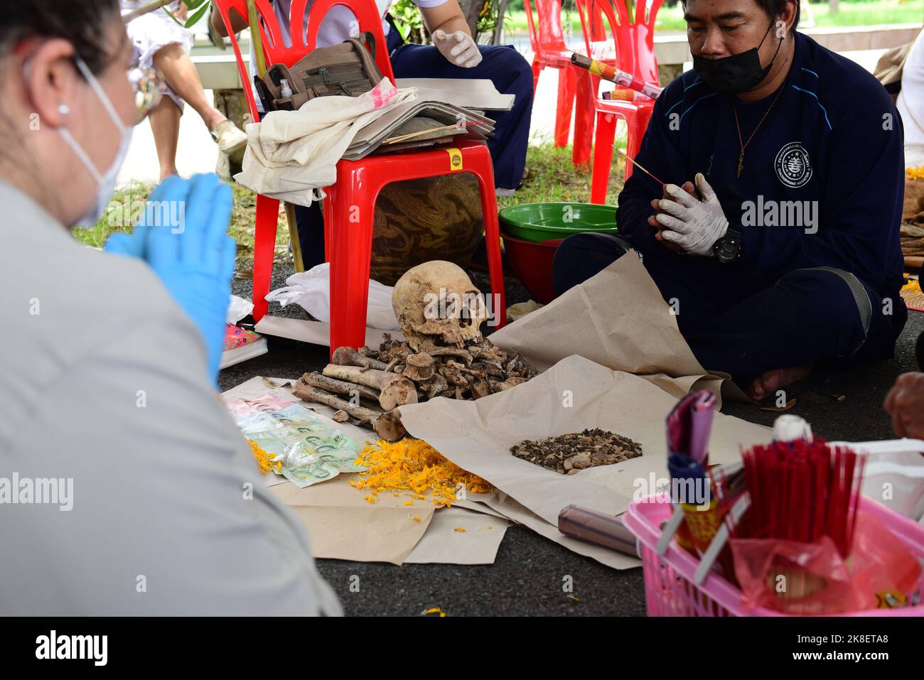 Bangkok, Thailand. 22nd Oct, 2022. Volunteers, participated in the ...