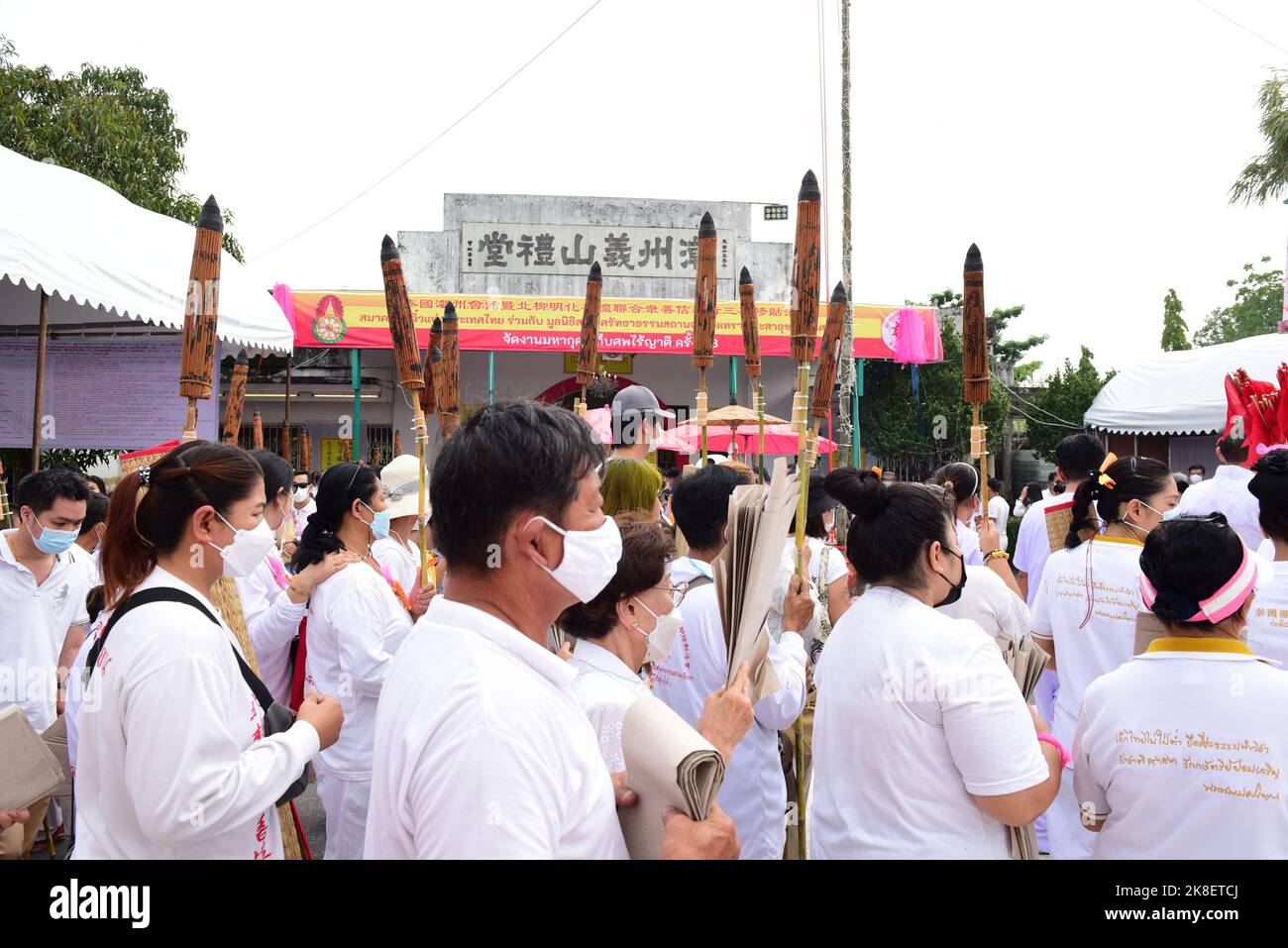 Bangkok, Thailand. 22nd Oct, 2022. Volunteers, participated in the ...